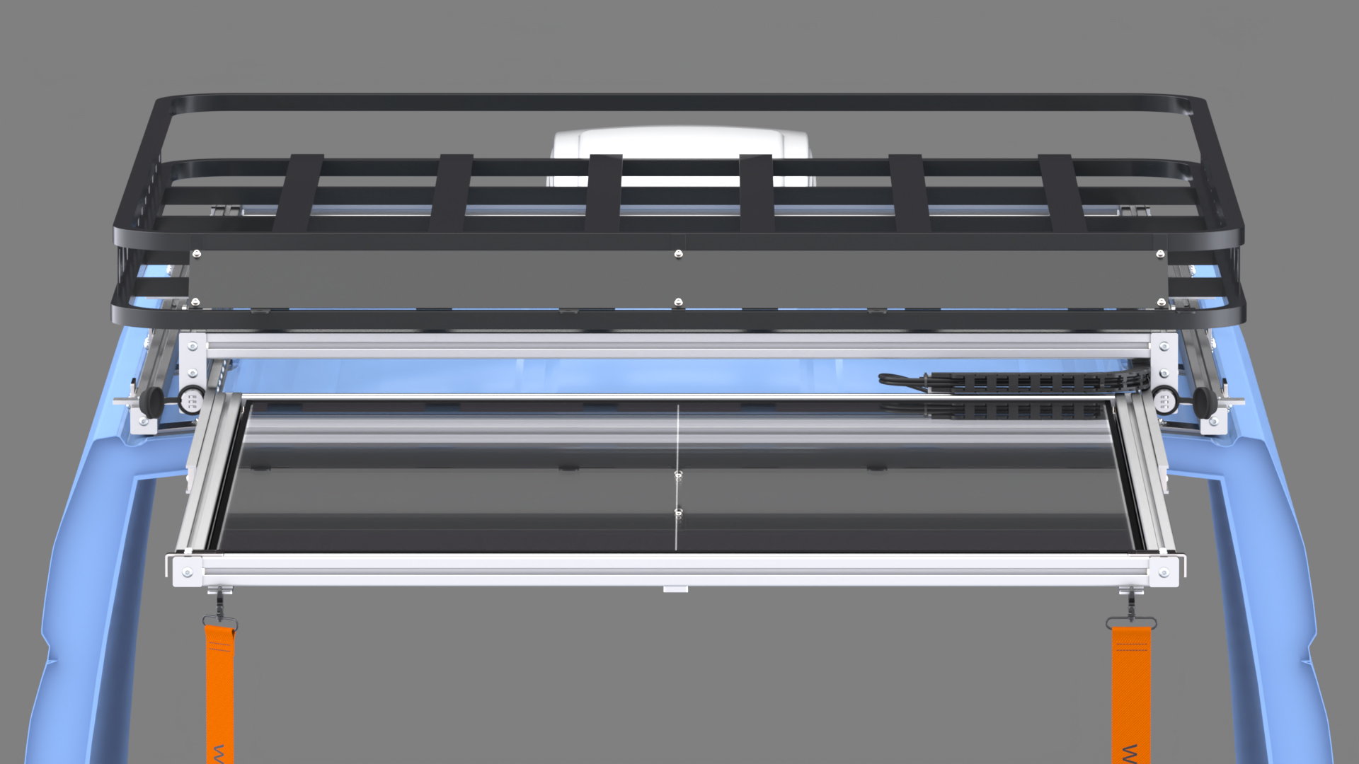 Sliding Solar Panel Rack System: SR1-1SS - Orion Designs