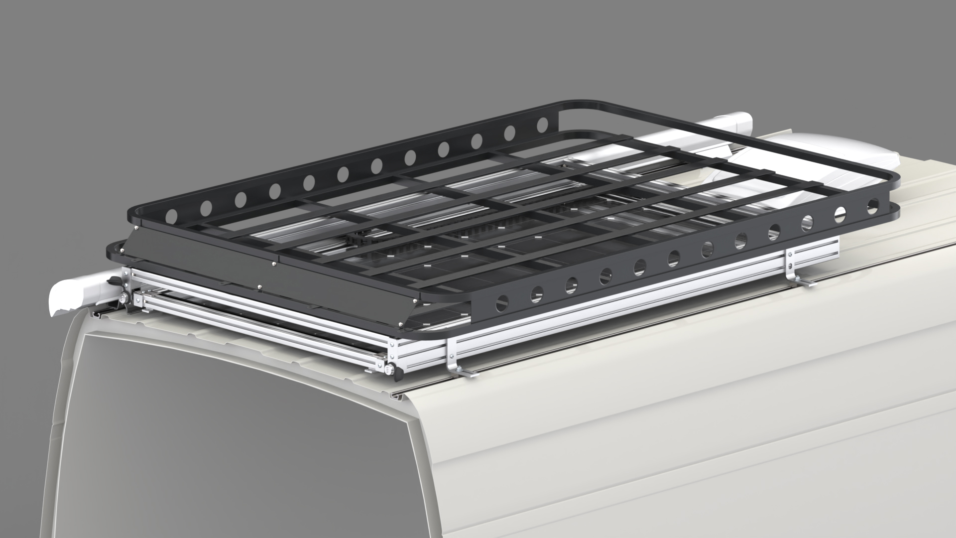 Sliding Solar Panel Rack System: SR1-1SS - Orion Designs