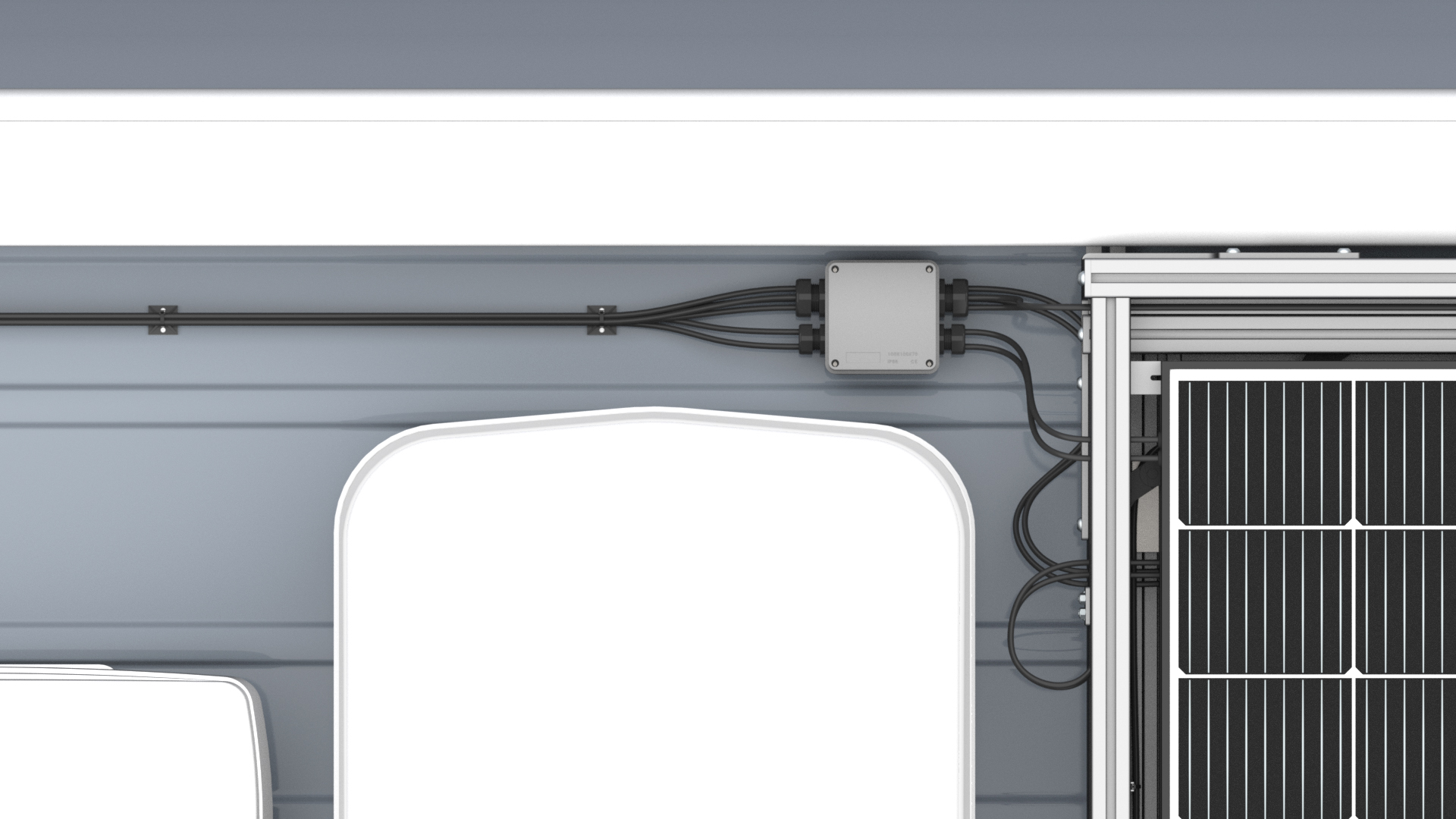 Sliding Solar Panel Rack System: SR1-3DR - Orion Designs