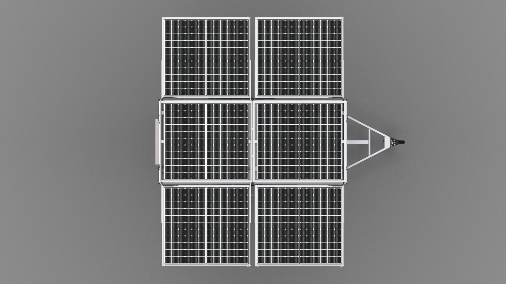 Sliding Solar Panel Rack System: SR1-3DS - Orion Designs