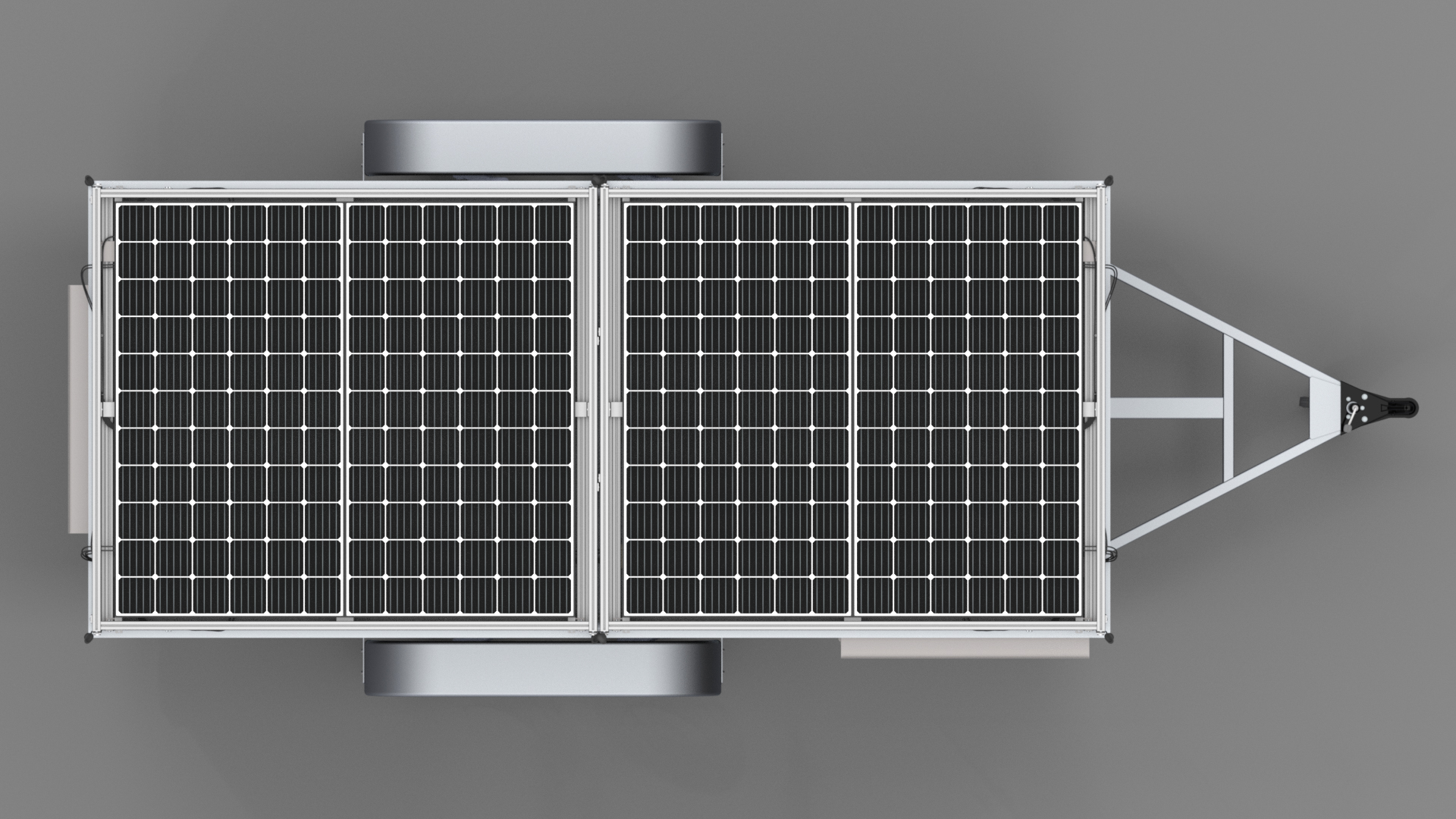 Sliding Solar Panel Rack System: SR1-3DS - Orion Designs