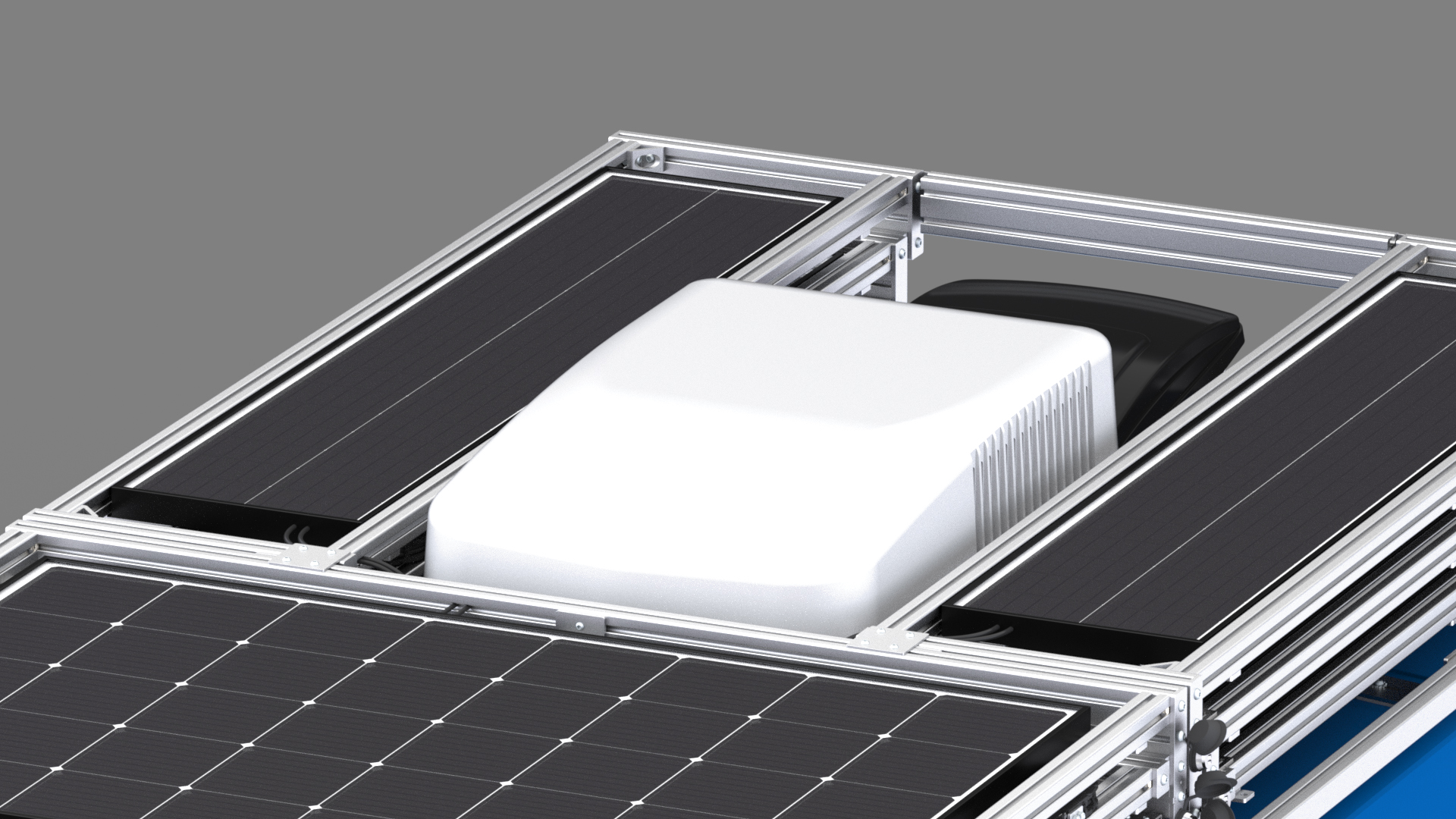 Sliding Solar Panel Rack System: SR1-3SD - Orion Designs