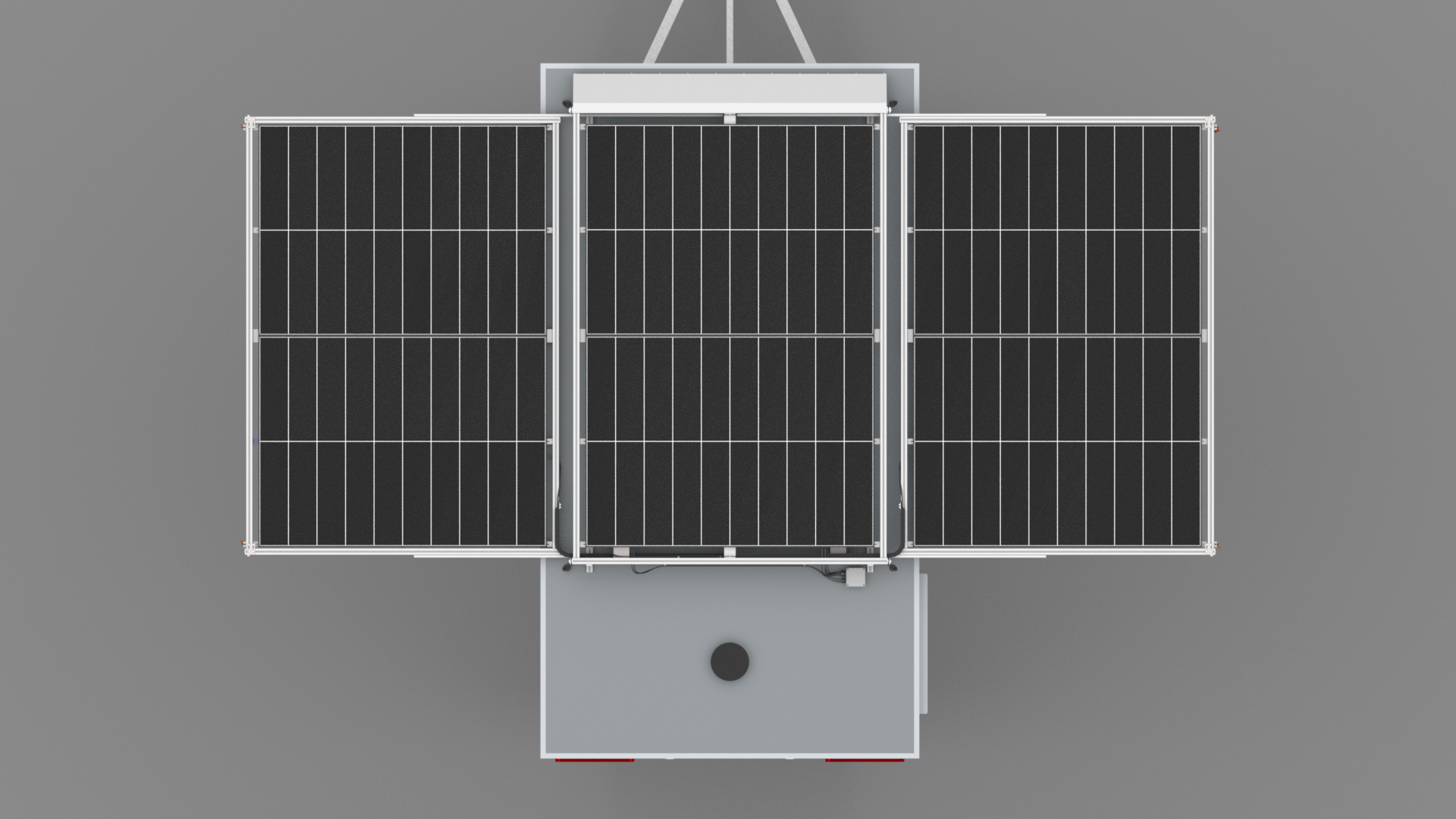 Sliding Solar Panel Rack System: SR1-3DS - Orion Designs